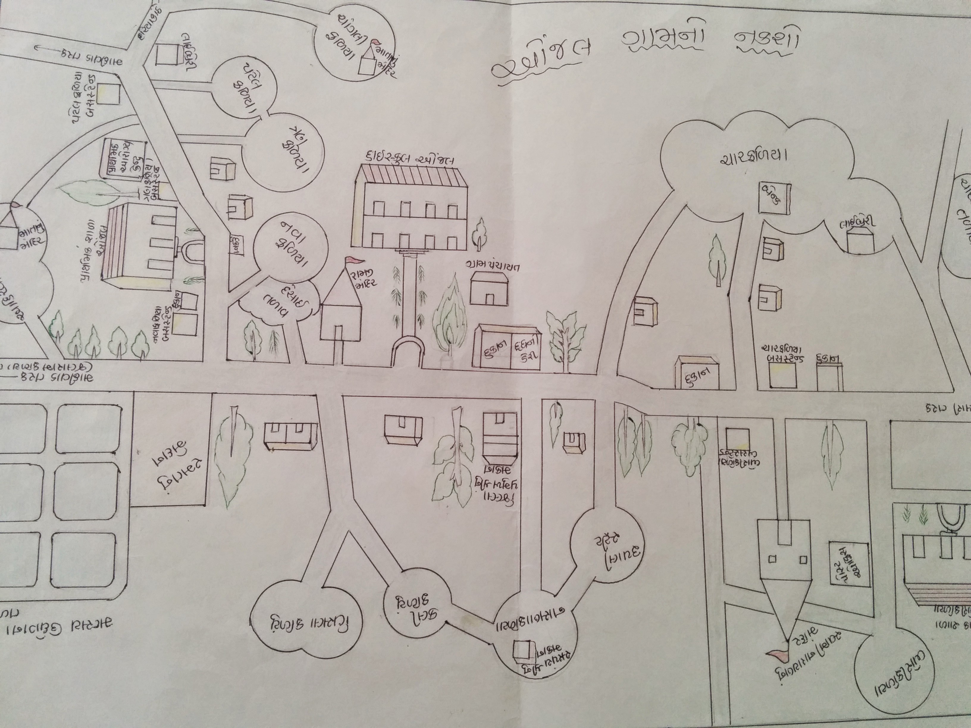Map of Onjal | Shree Onjal Yuvak Mandal U.K